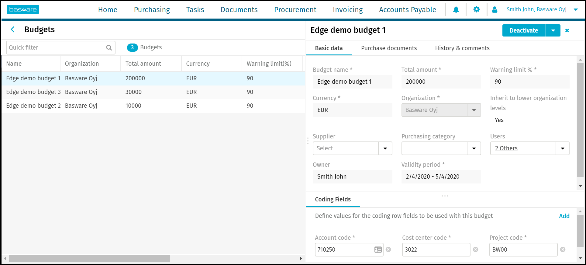 Basware - Knowledge Base Article - Basware Customer Support